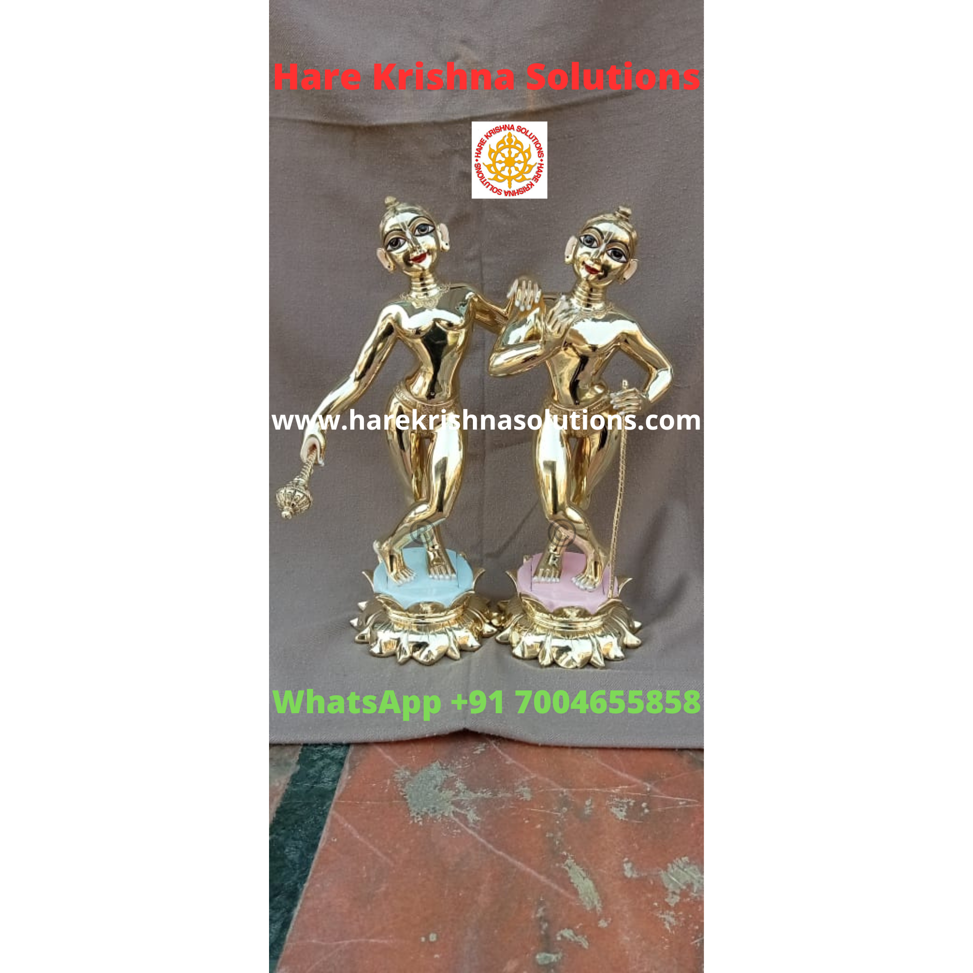 Lord Krishna Balaram 18-Inch Deity Set – Special Make, Original ...